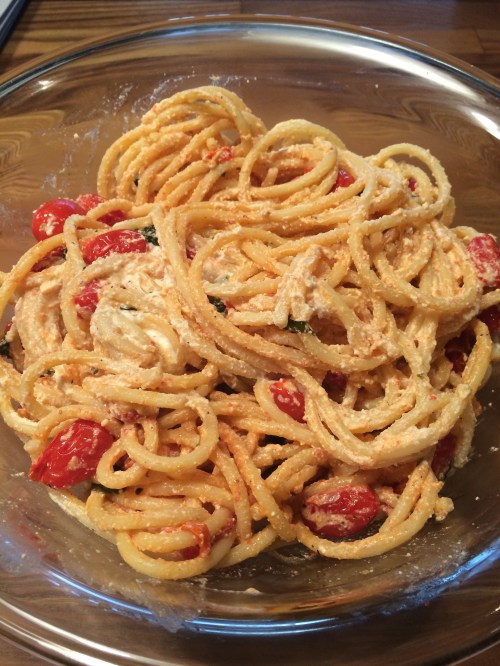 Fresh Tomato Pasta with Ricotta | Cooking with Candi